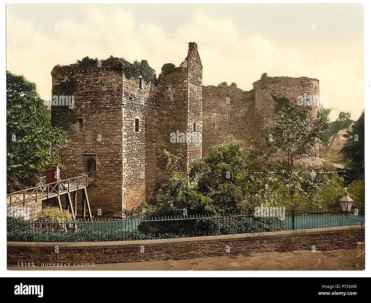 Vintage photograph of an old building Stock Photo - Alamy