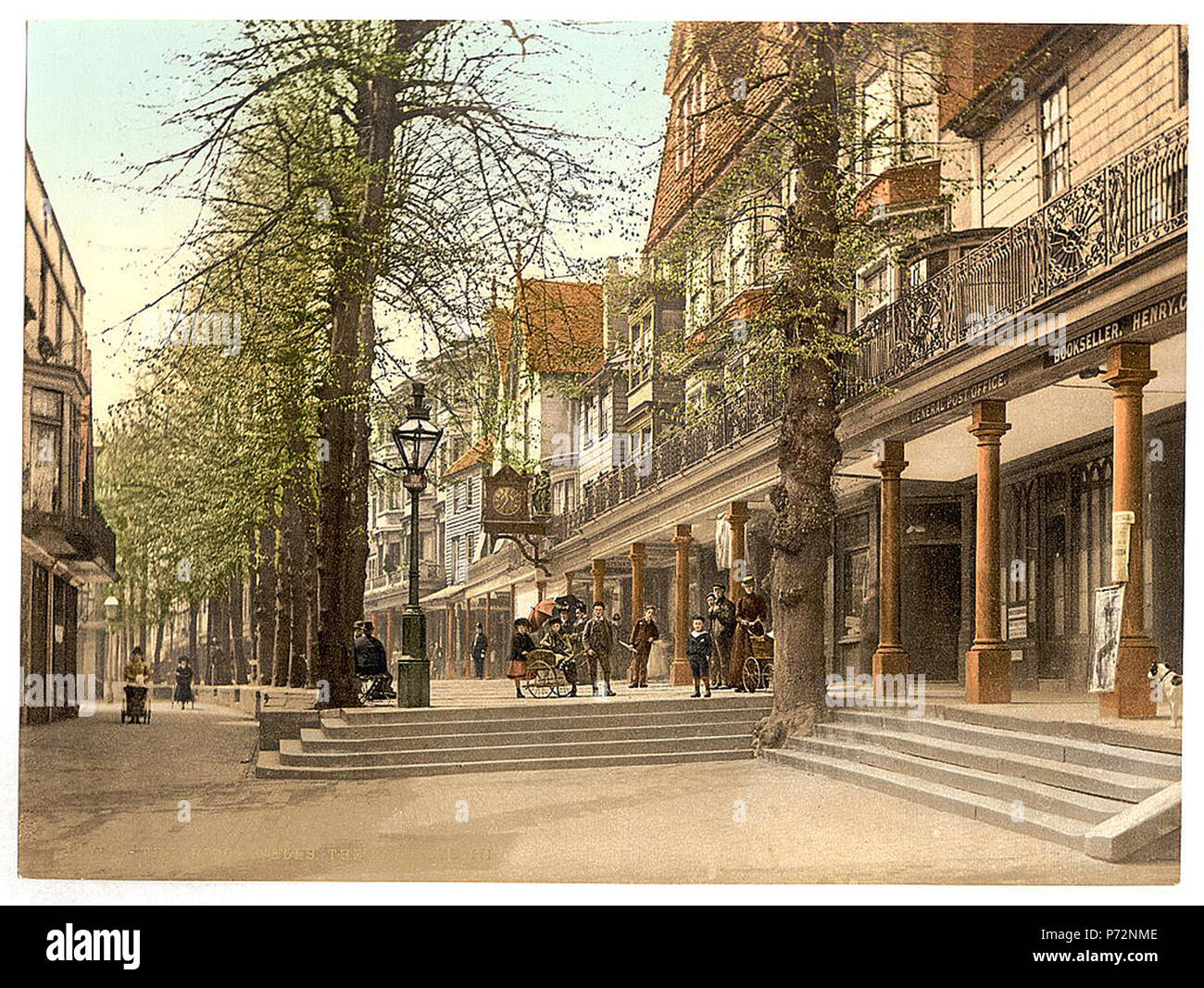 vintage postcard from around europe Stock Photo - Alamy