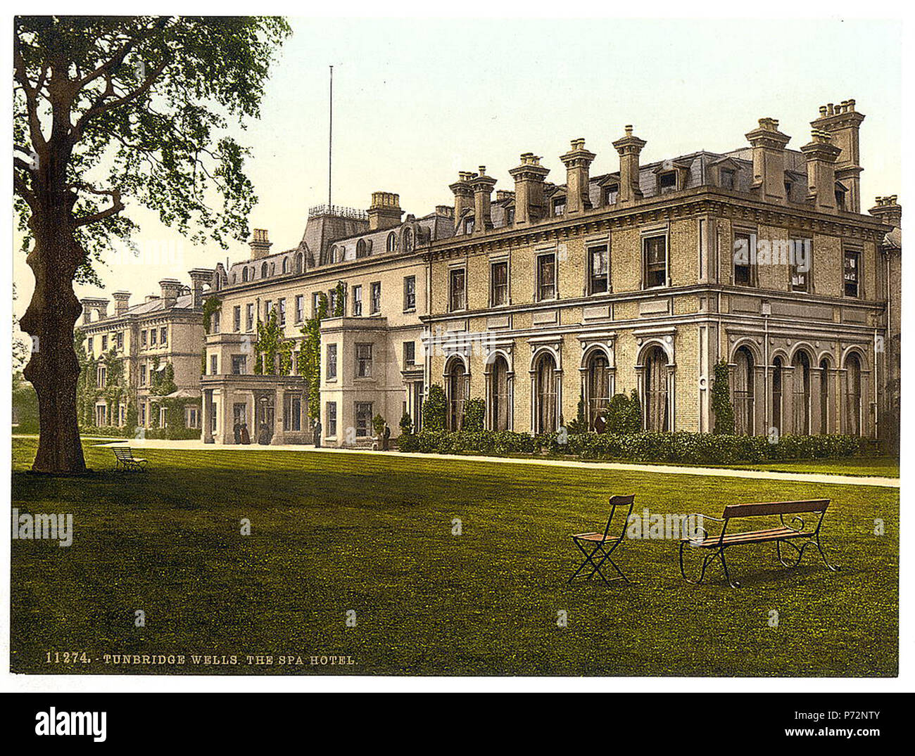 Vintage photograph of an old building Stock Photo - Alamy