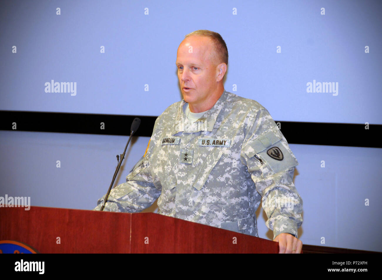Maj. Gen. Kevin W. Mangum, U.S. Army Aviation Center of Excellence ...