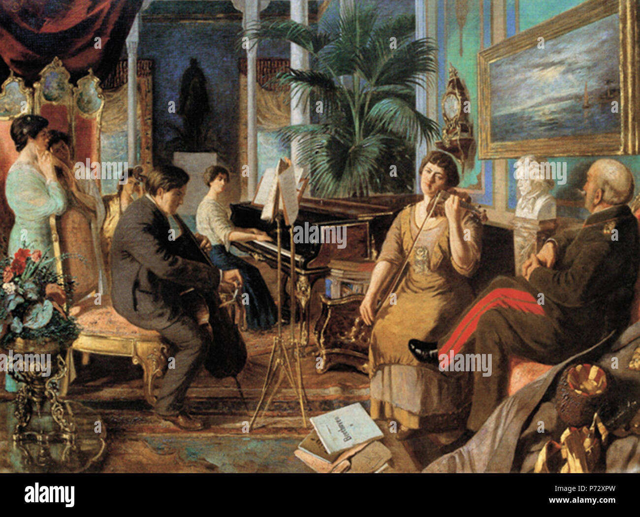 Beethoven Playing Violin