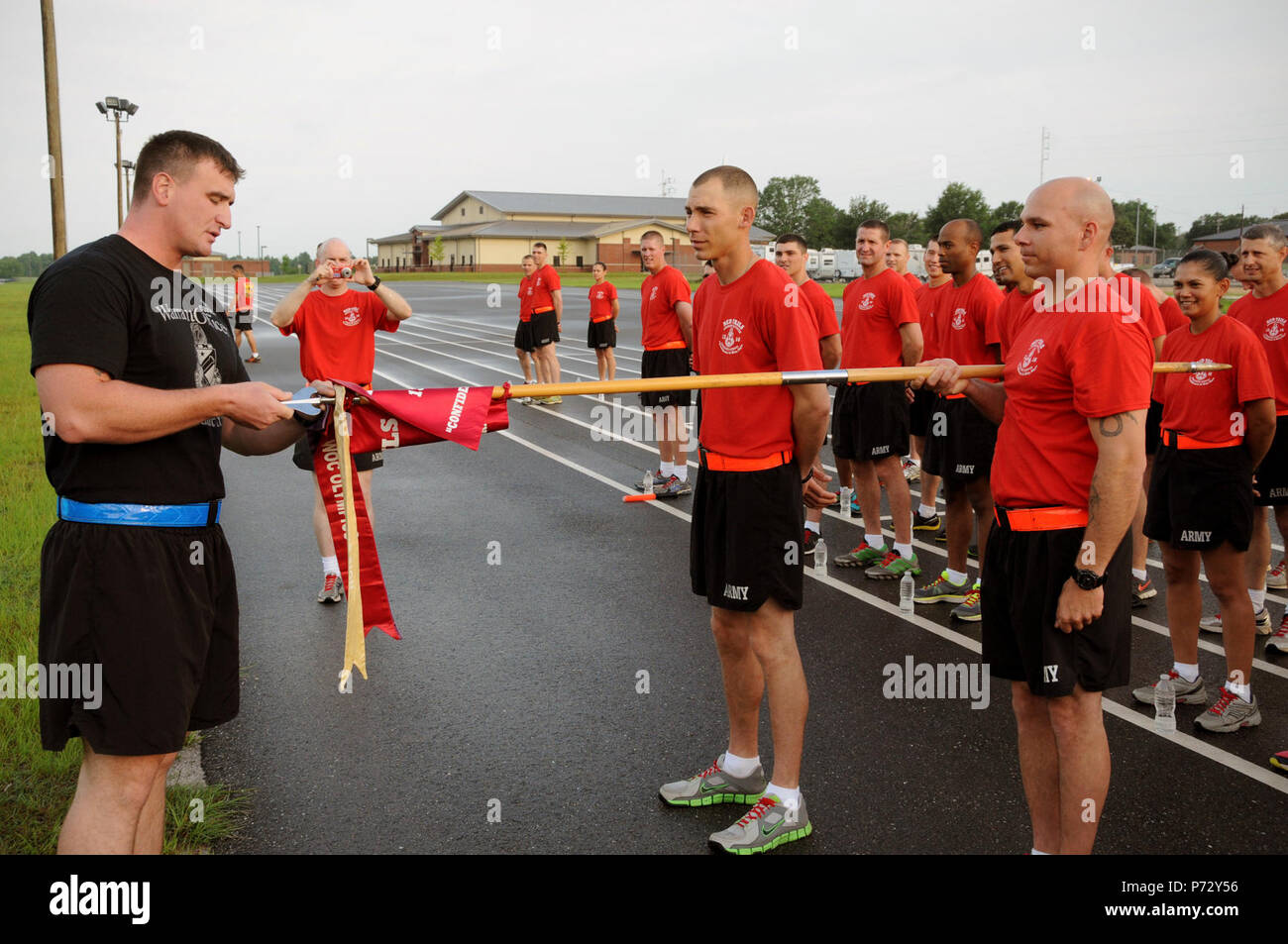 U.S. Army Warrant Officer School physical training session 29 June 2013 ...