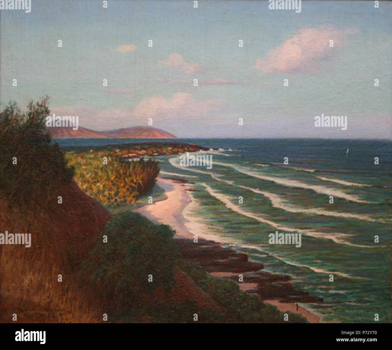 . View from Diamond Head 1935 20 'View from Diamond Head' by D. Howard ...