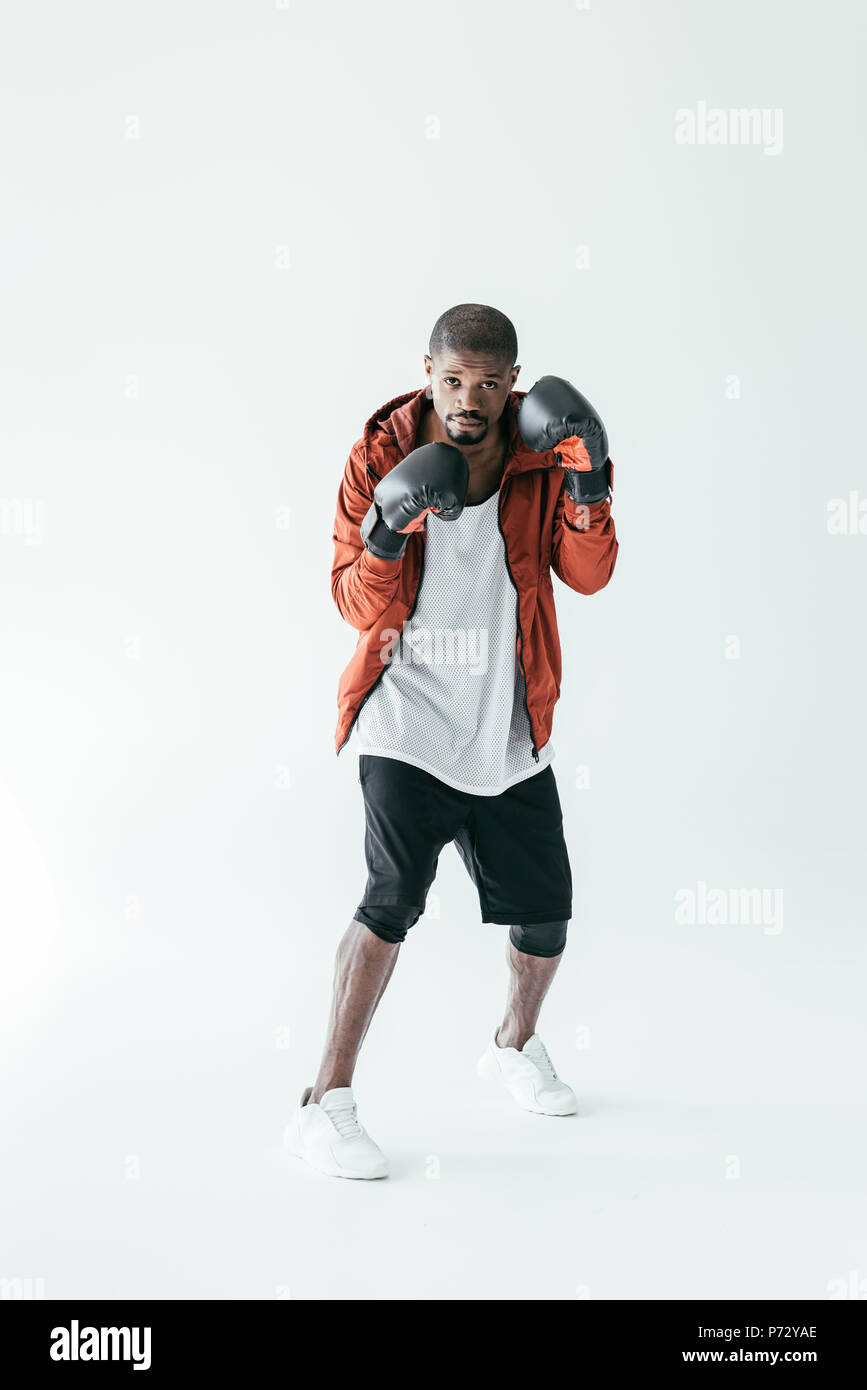 African american boxer training hi-res stock photography and images - Alamy