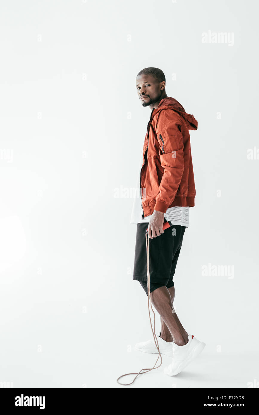 Man skipping rope hi-res stock photography and images - Alamy