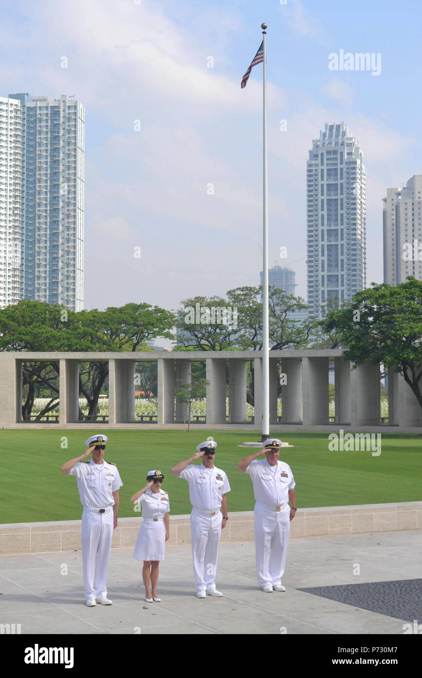 Manila, Philippines (March 10, 2014) (Left to right) Capt. Gregory ...