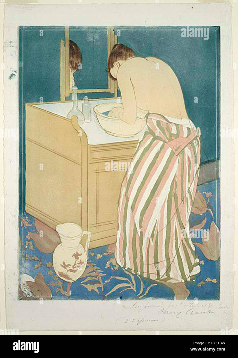 Mary cassatt the bath hi-res stock photography and images - Alamy