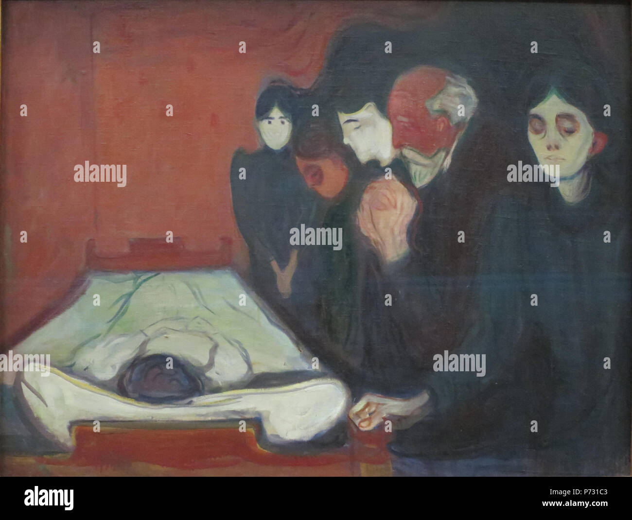 At the Deathbed . 1895 36 'At the Deathbed' by Edvard Munch, 1895 ...