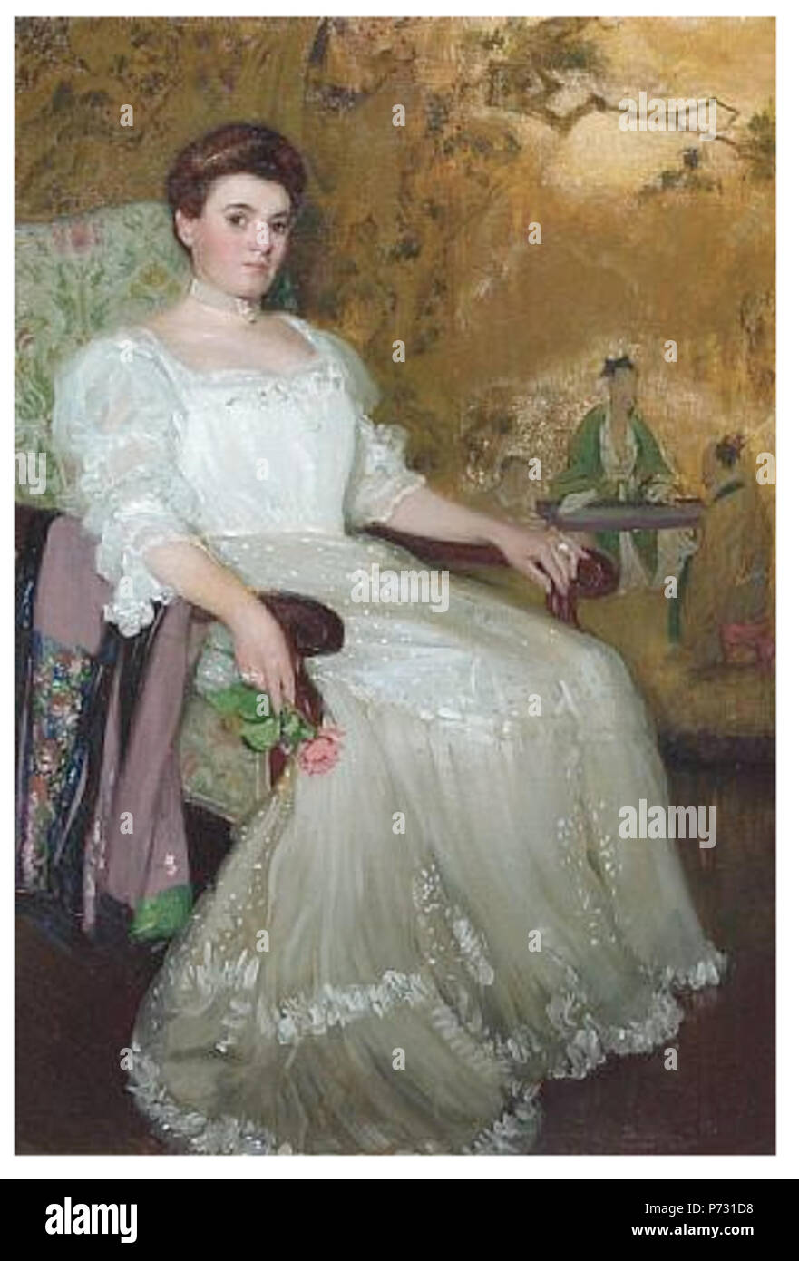 36 1905 Portrait BostonLady byMurphy Stock Photo - Alamy
