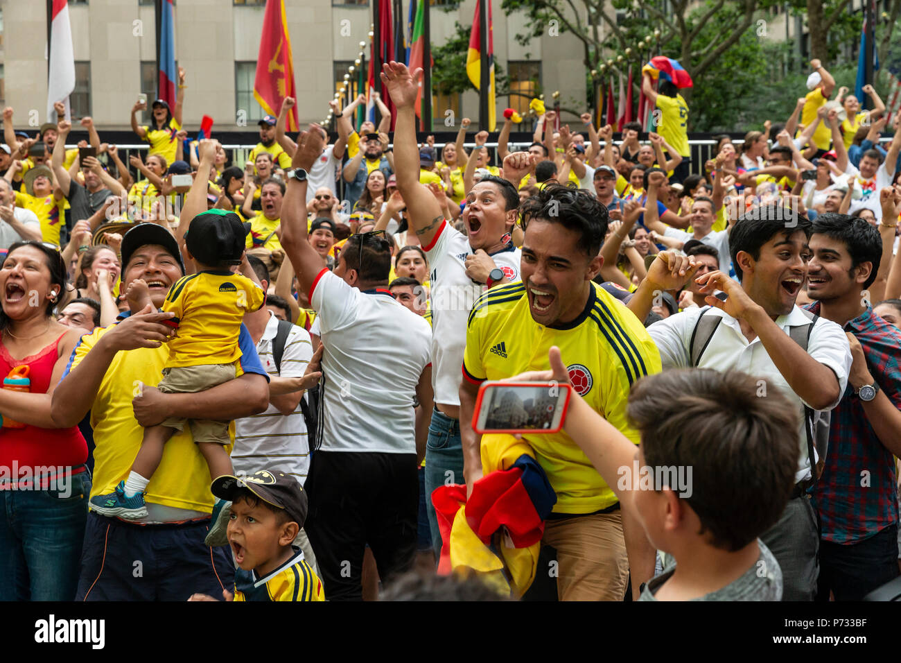 Colombia fans hi-res stock photography and images - Alamy