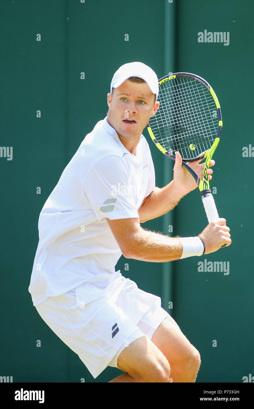 London, UK. 3rd July, 2018. Christian Harrison (USA) Tennis : Christian ...
