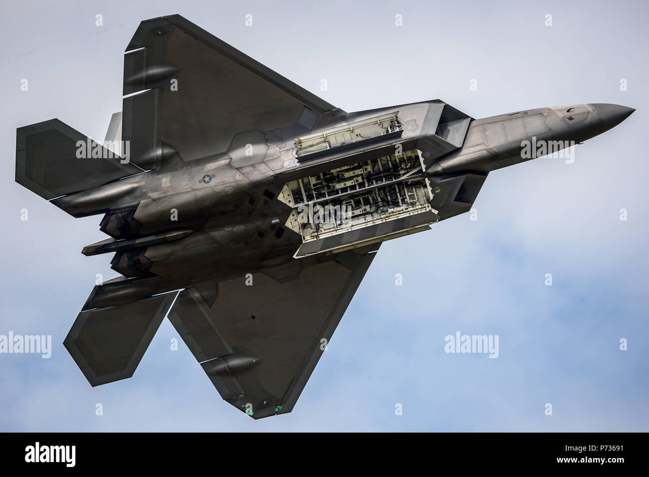 July 4, 2018 - China - F-22 Fighter at Royal International Air Tattoo ...