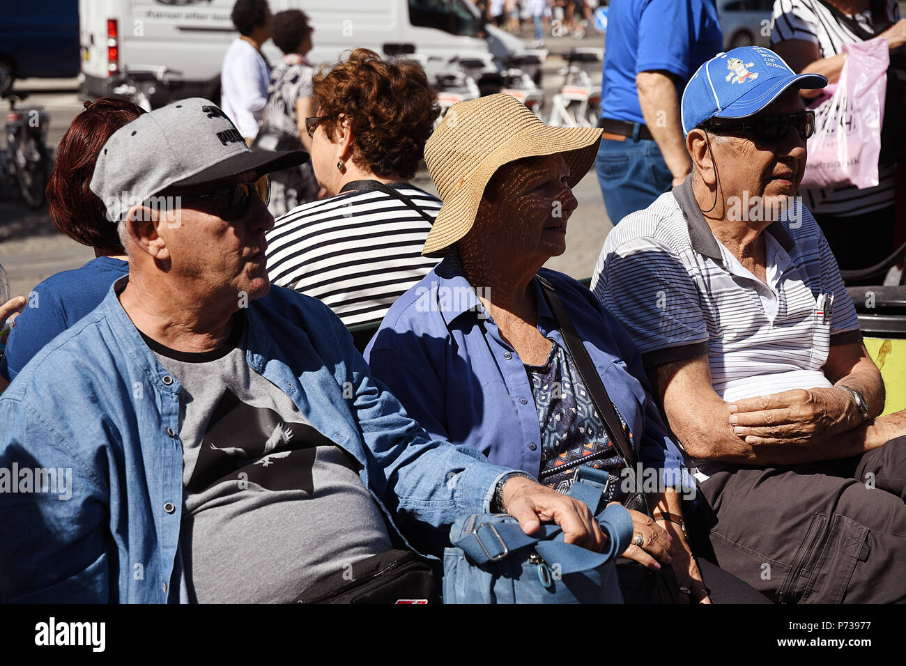 Copenhagen/Denmark 04 jULY 2018 Danish weather tourists are puring to ...