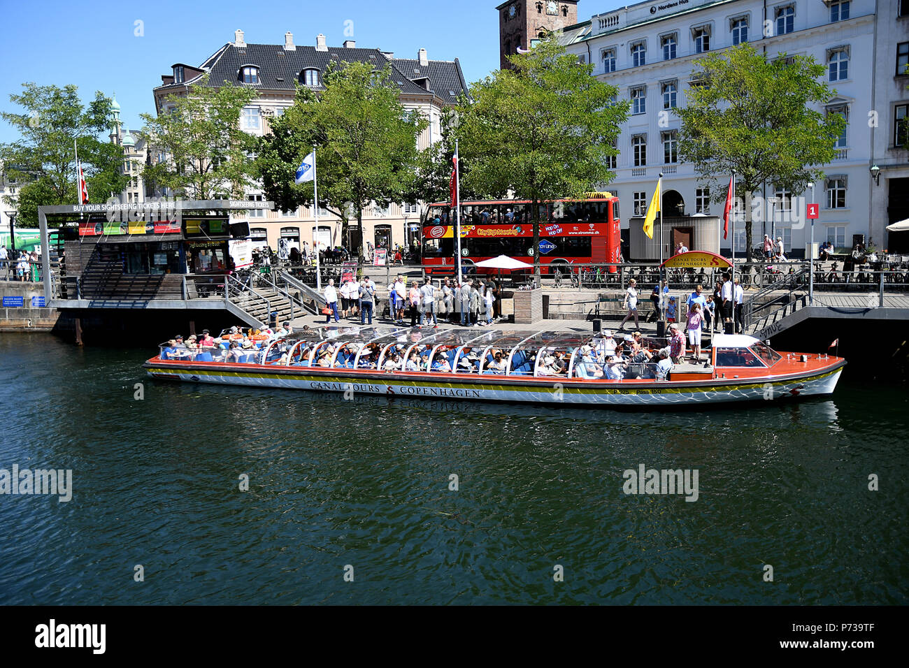 Copenhagen/Denmark 04 jULY 2018 Danish weather tourists are puring to ...