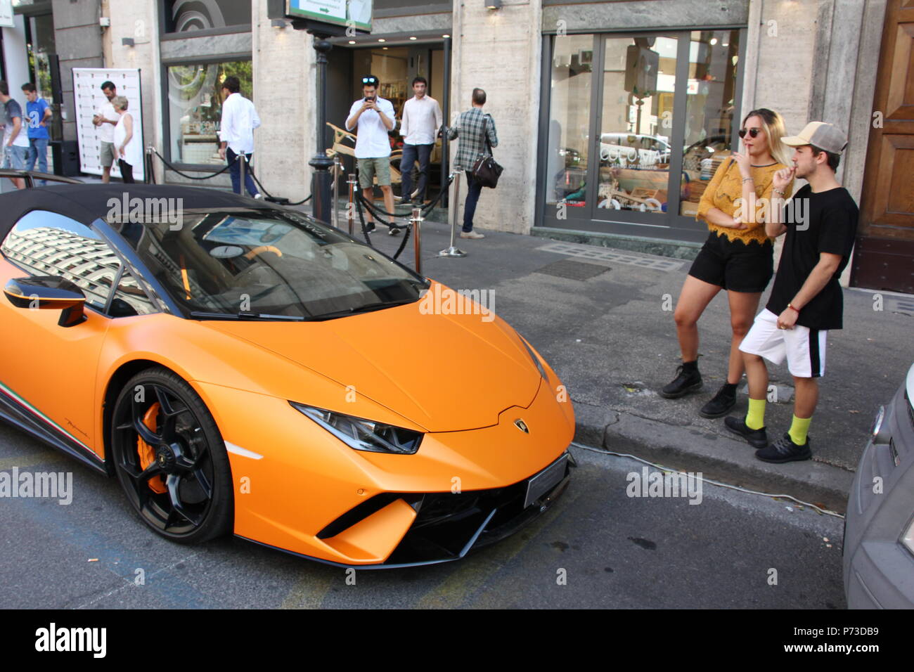 Lamborghini rome hi-res stock photography and images - Alamy