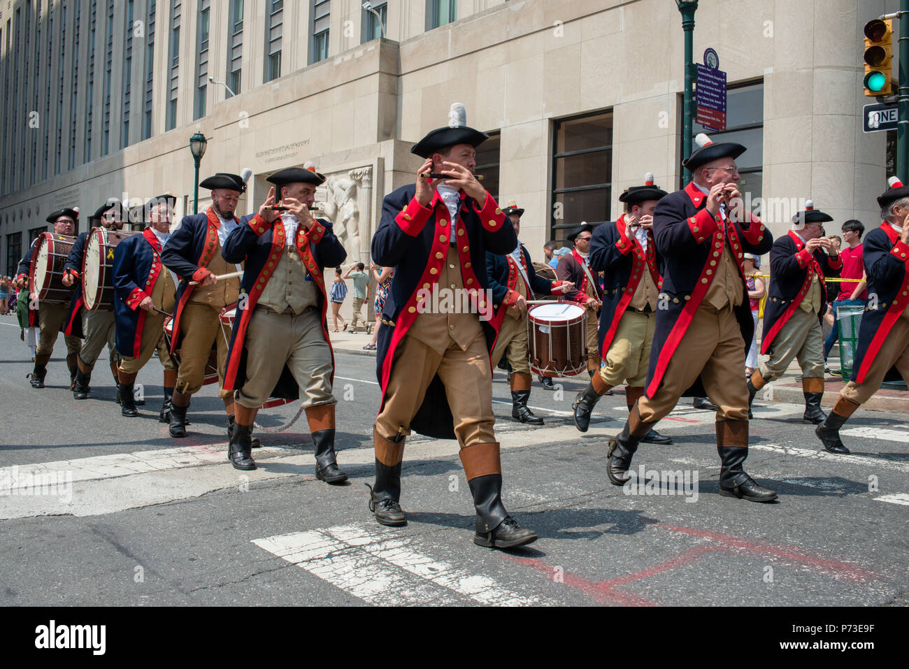 Philadelphia annual independence day parade hi-res stock photography ...