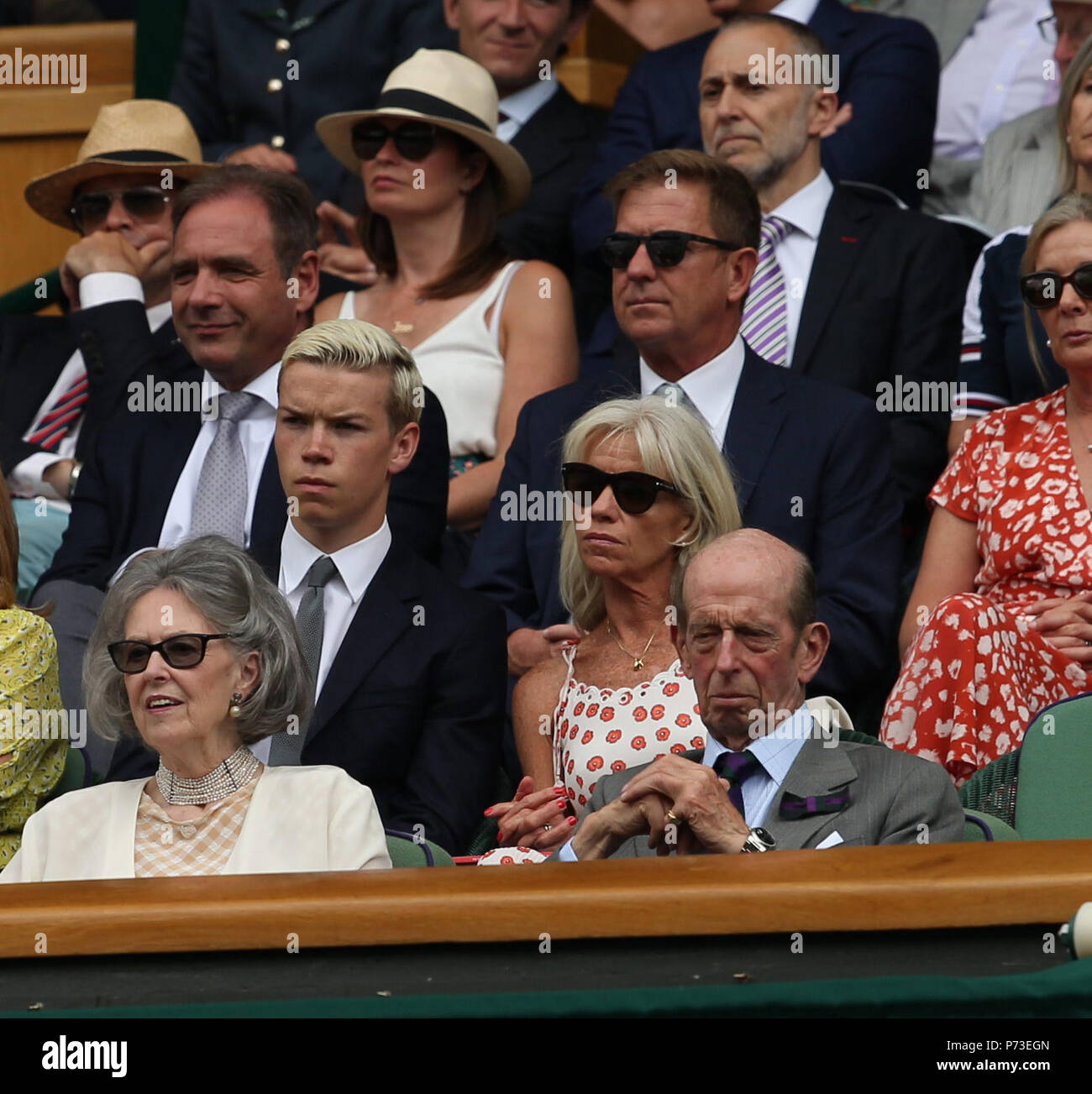 Will poulter and mother caroline hi-res stock photography and images ...
