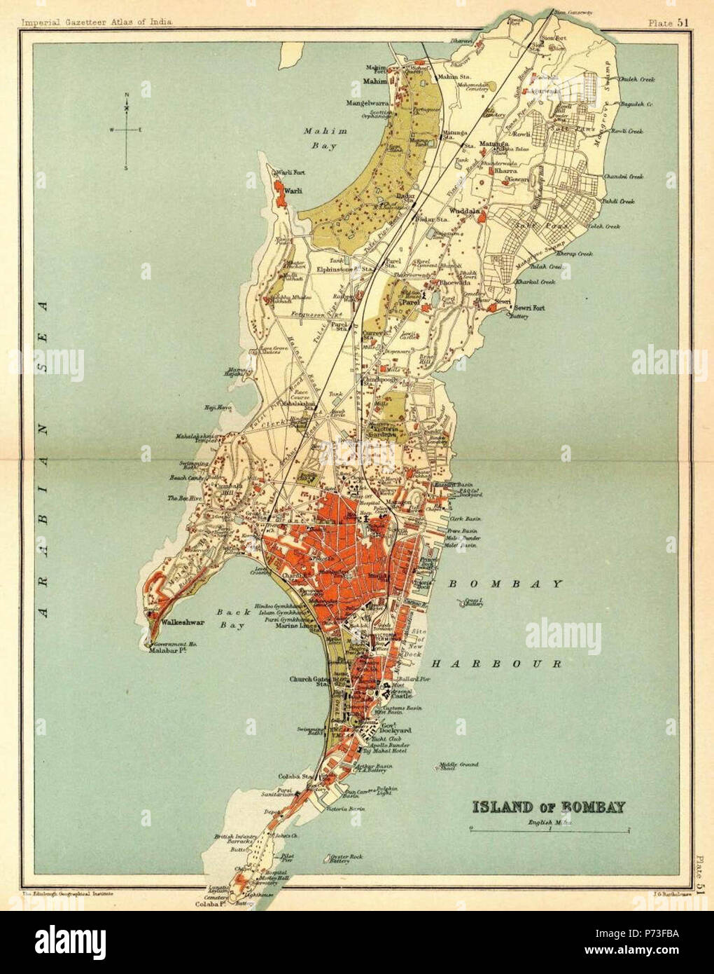 Bombay Map Stock Photos & Bombay Map Stock Images - Alamy