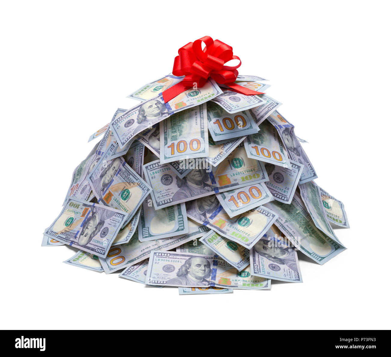 Money gift of dollar bill bow hi-res stock photography and images - Alamy
