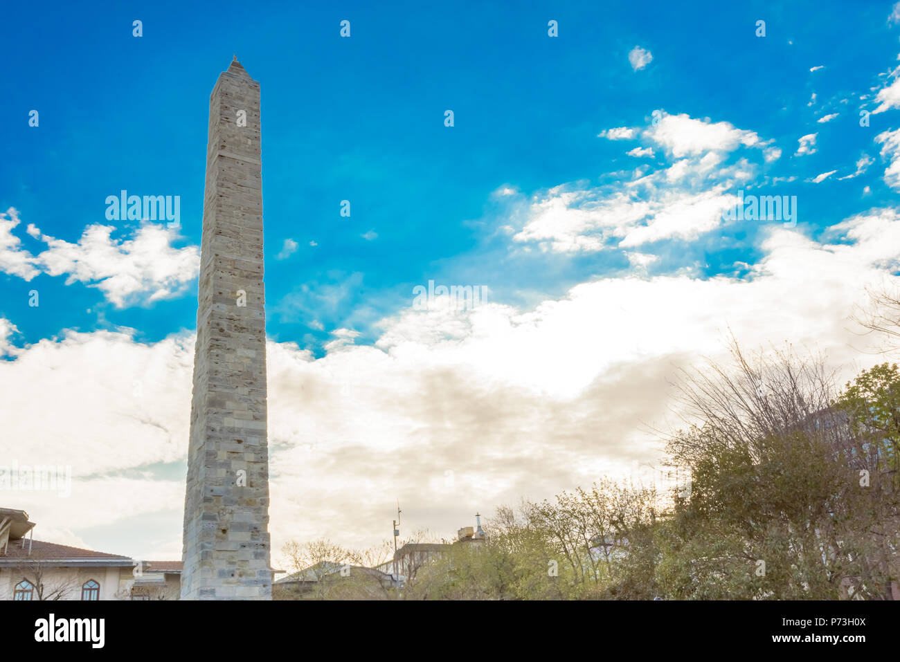 View of Walled Obelisk, Constantine Obelisk or Masonry Obelisk in ...