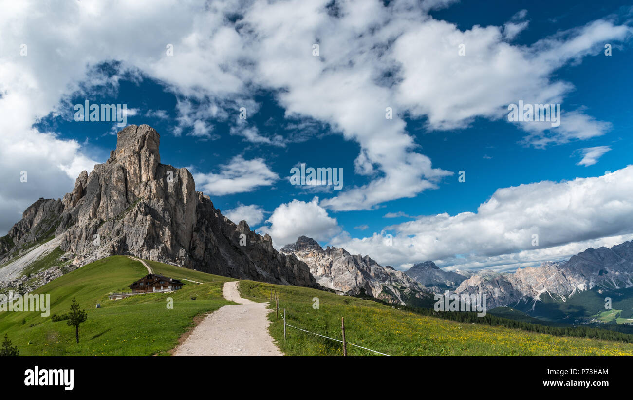 Dolomites, Giau pass Stock Photo - Alamy