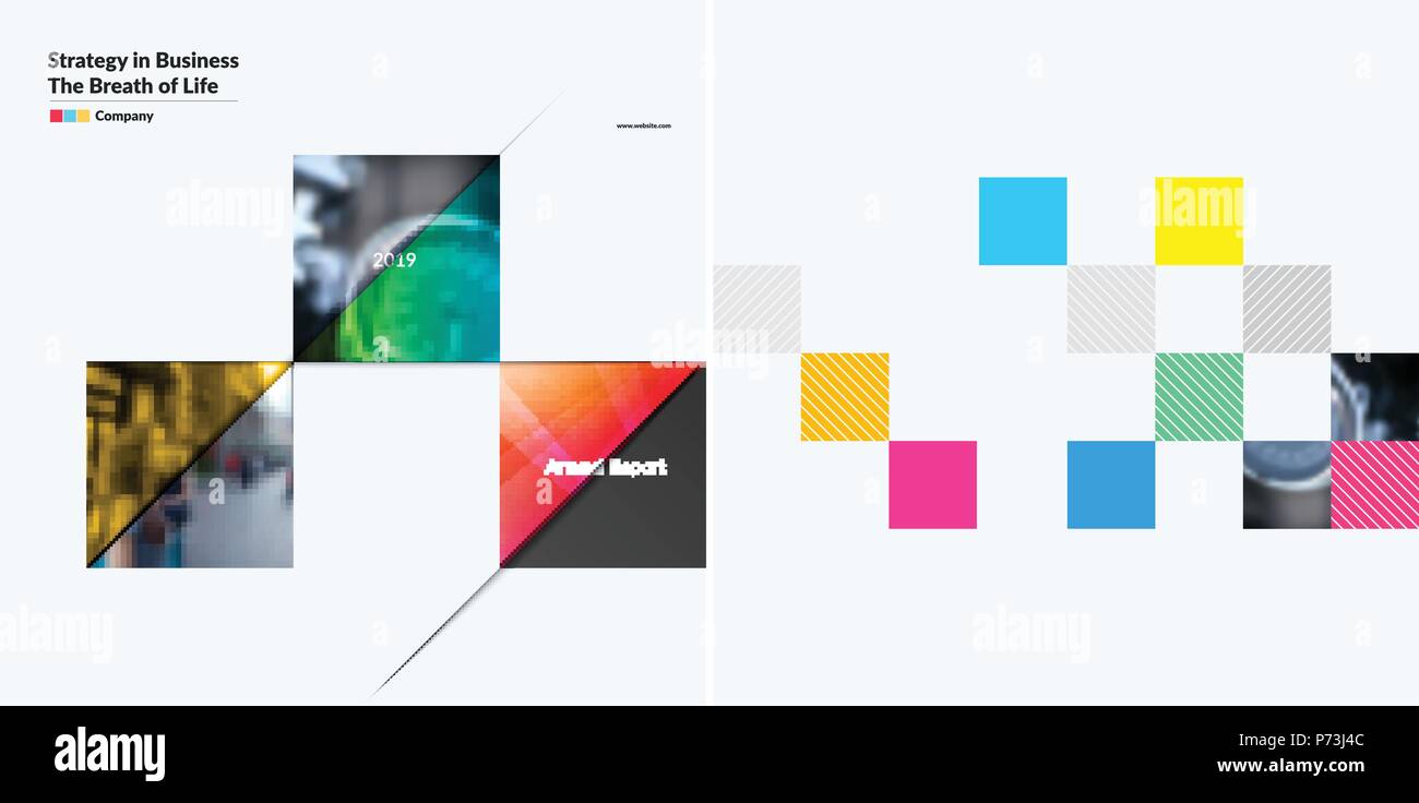 Abstract design of colourful vector elements for modern background with ...