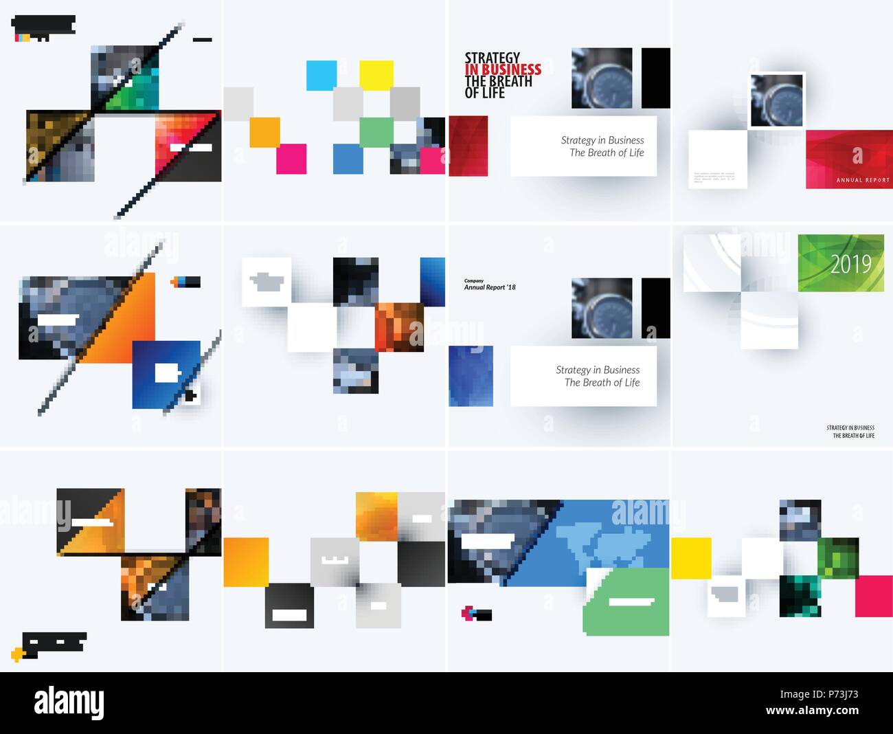 Flat rectangular design Stock Vector Images - Alamy