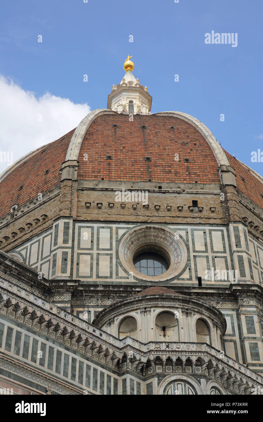 the duomo or cathedral of santa maria del fiore and its famous ...