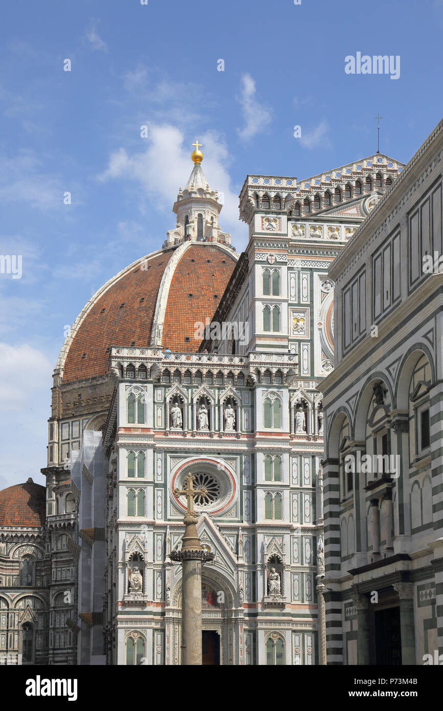 Florence Cathedral Dome Brunelleschi High Resolution Stock Photography ...