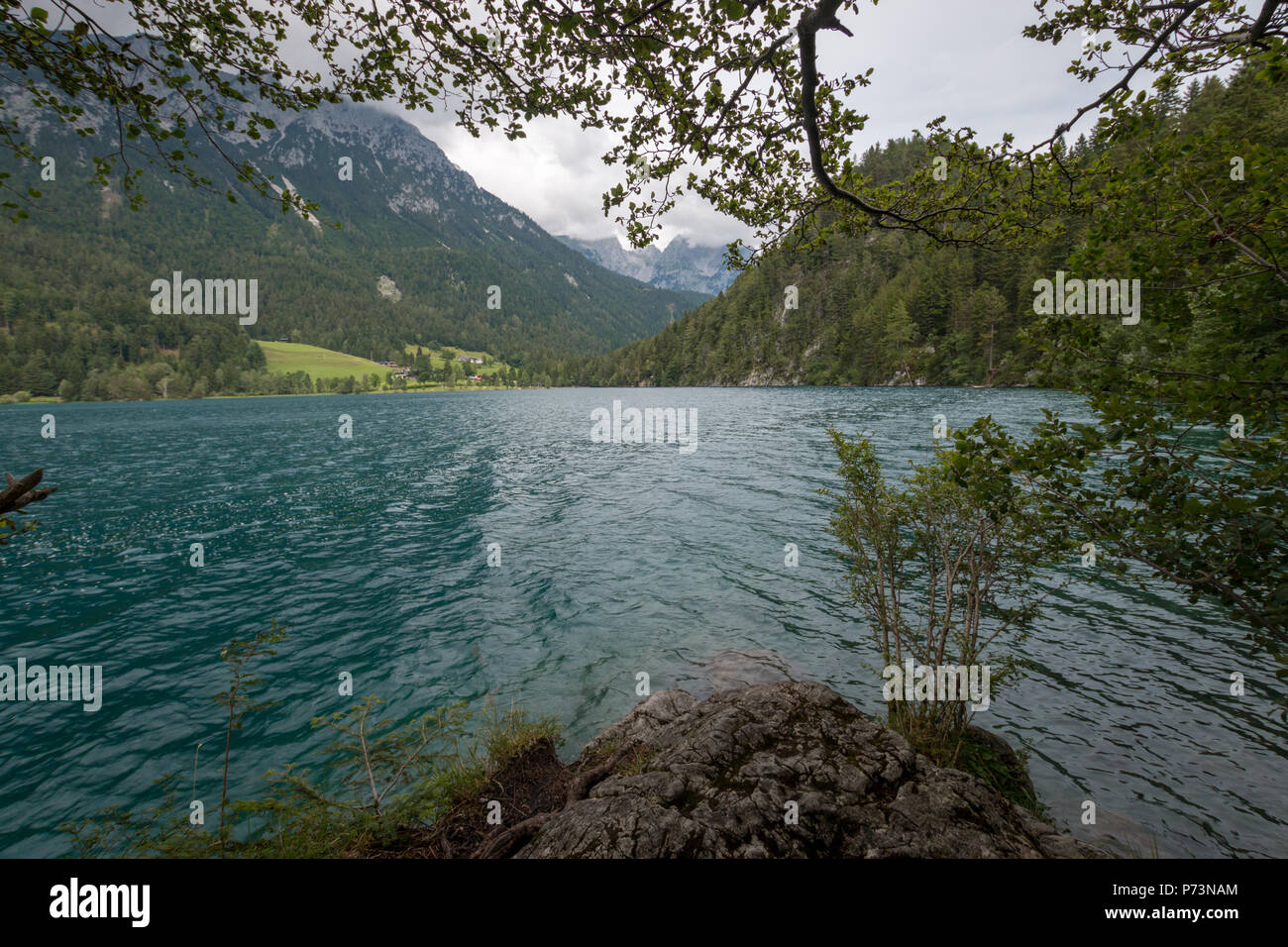 Montain lake Hintersteiner See in the Wilder Kaiser Austrian National Park Stock Photo - Alamy