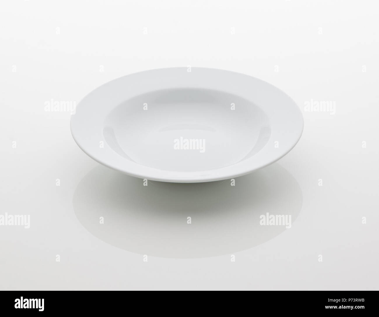ceramic kitchen plate on white background Stock Photo - Alamy