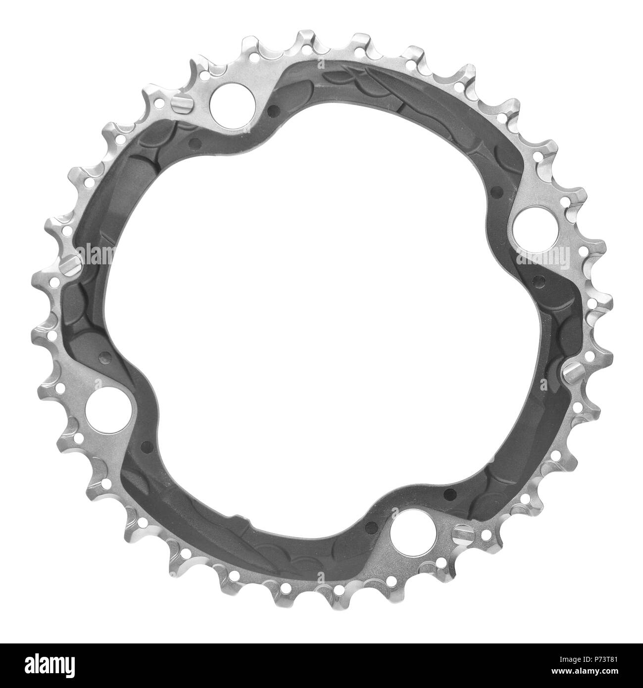 bicycle gears isolated on white Stock Photo - Alamy