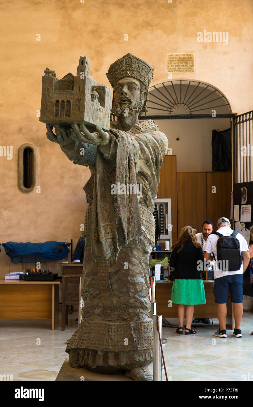 Italy Sicily Monreale Arab Norman style Cathedral built 1172 - 1189 ...