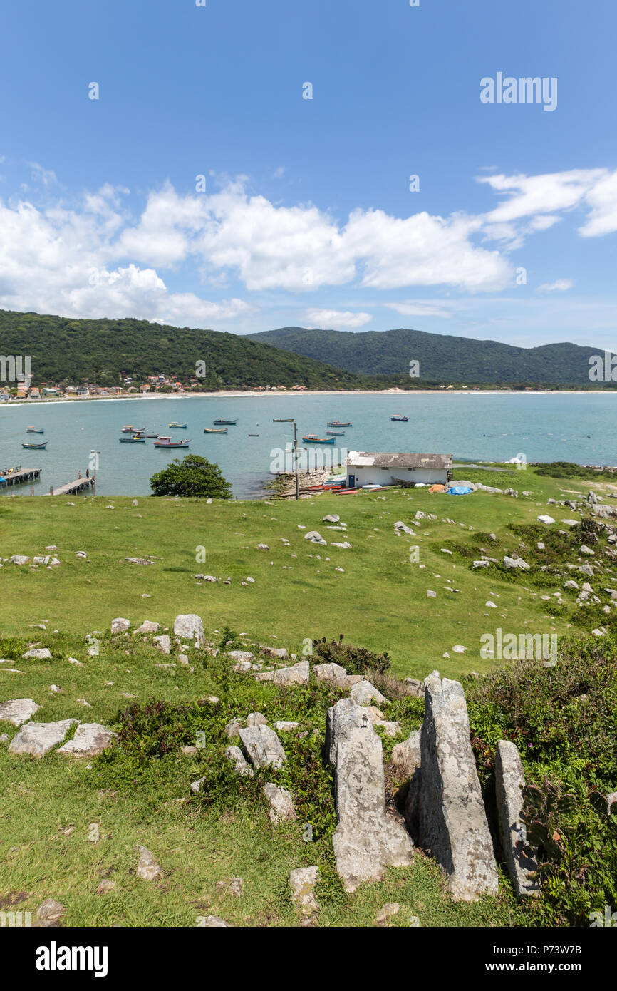 Florianopolis, Santa Catarina, Brazil. Beautiful view of beach ...