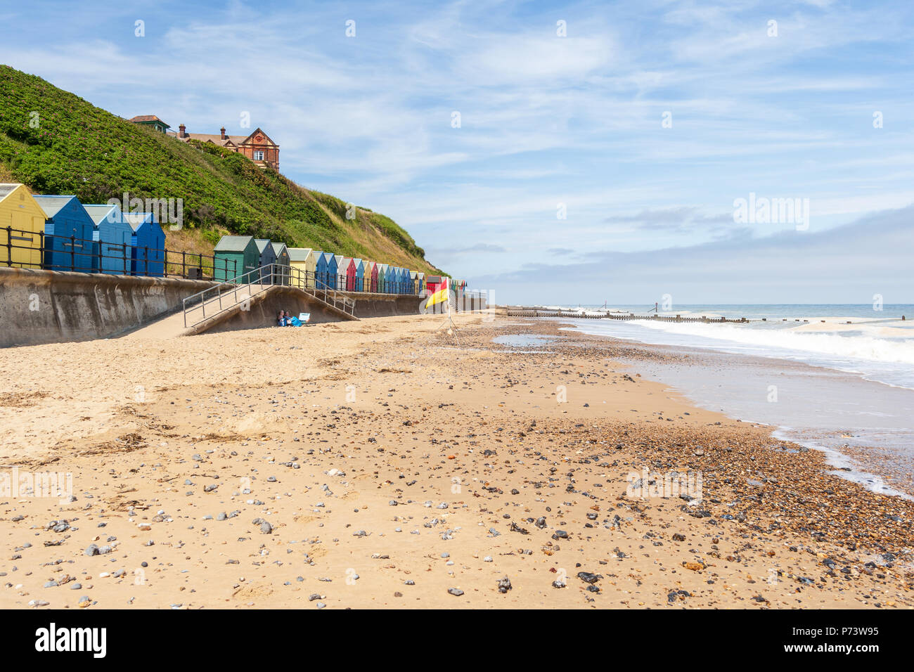 Mundesley beach huts norfolk hi-res stock photography and images - Alamy
