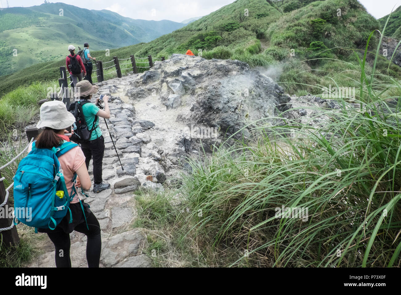Hiking,hike,Qixing,Mountain,Yangmingshan,National,Park,Taipei,Taiwan ...