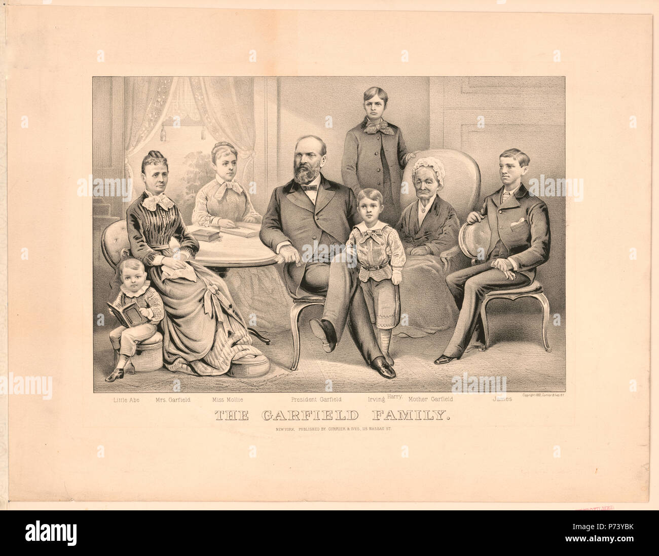 The Garfield family Stock Photo - Alamy