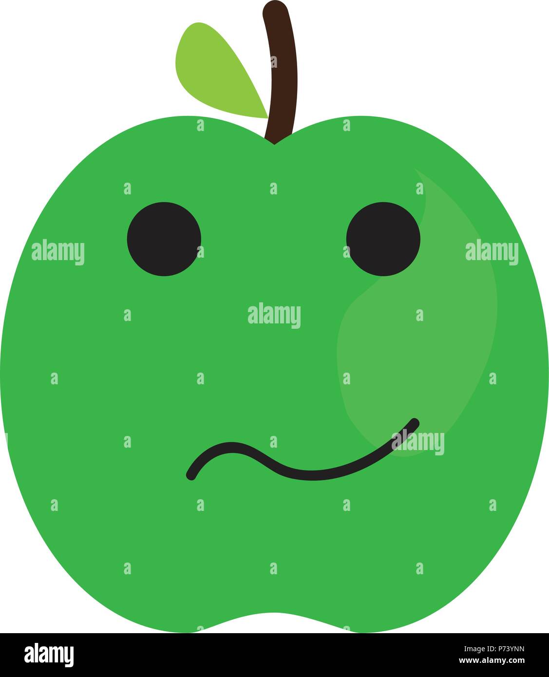 Apple emoticon hi-res stock photography and images - Alamy