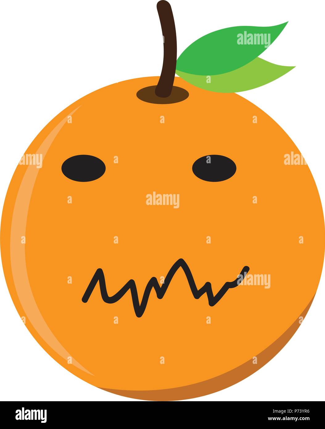 Sad leaf Stock Vector Images - Alamy