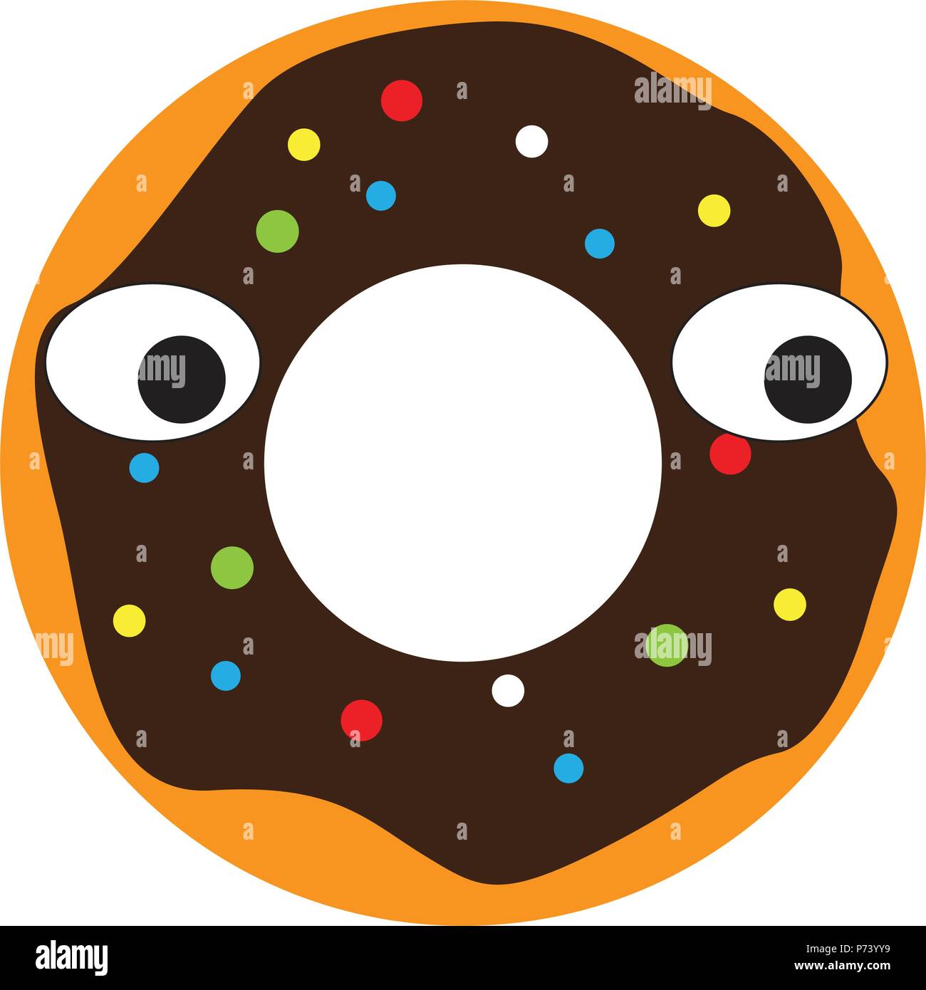 Isolated donut emote Stock Vector Image & Art - Alamy
