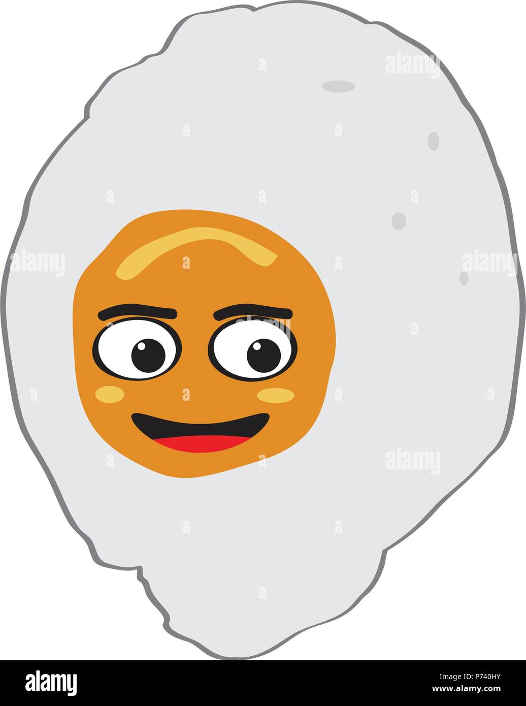 Isolated happy egg emote Stock Vector Image & Art - Alamy