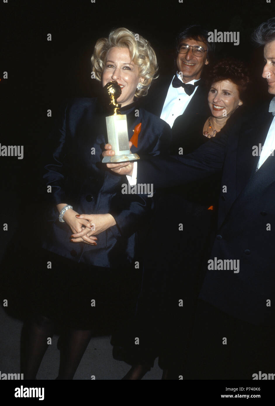 BEVERLY HILLS, CA - JANUARY 18: (L-R) Singer/actress Bette Midler and ...