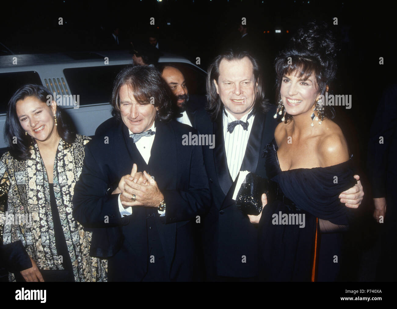 BEVERLY HILLS, CA - JANUARY 18: (L-R) Producer Marsha Garces, actor ...