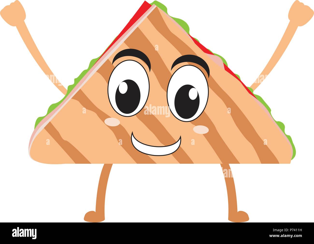 Isolated happy taco emote Stock Vector Image & Art - Alamy