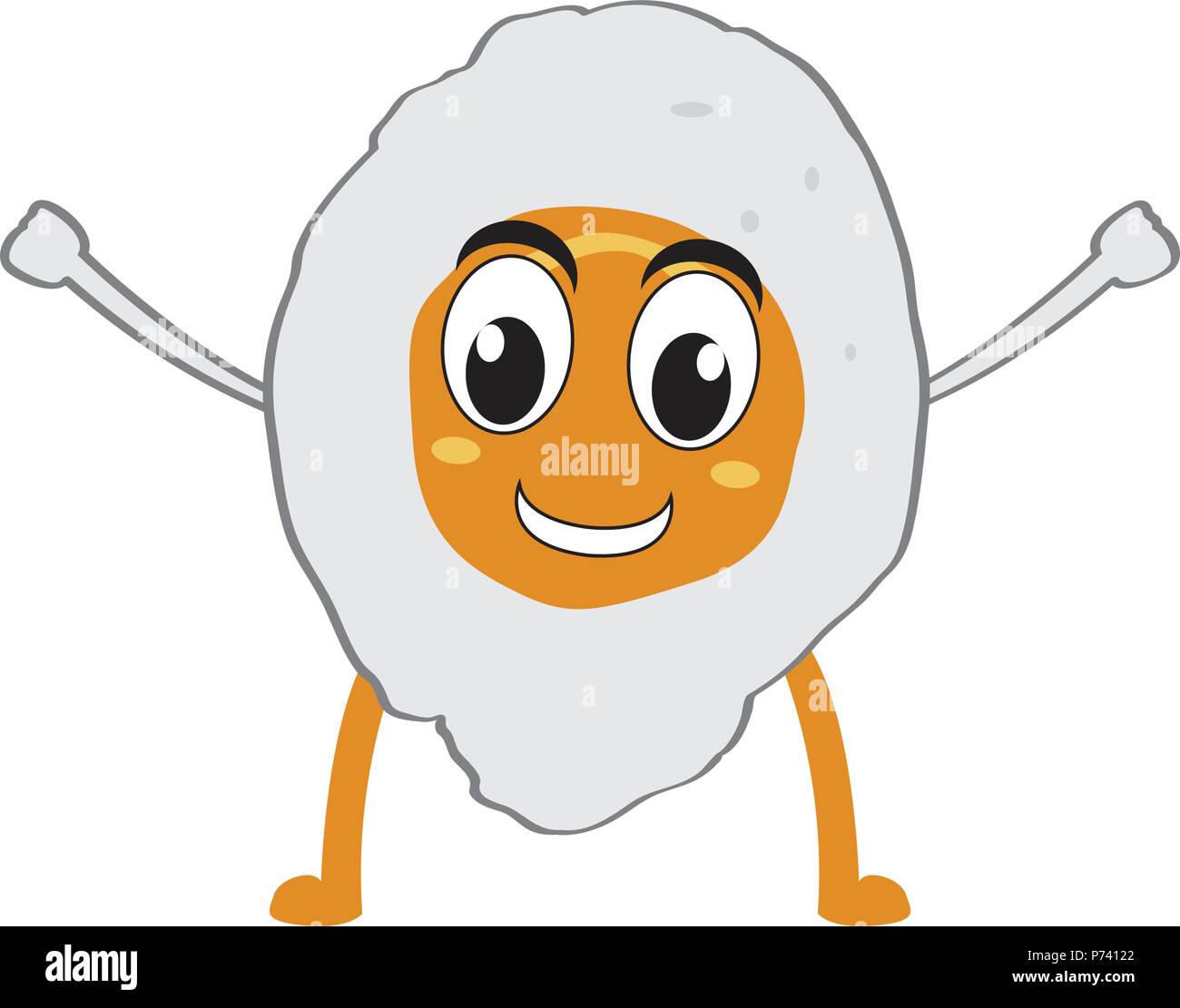 Isolated happy egg emote Stock Vector Image & Art - Alamy