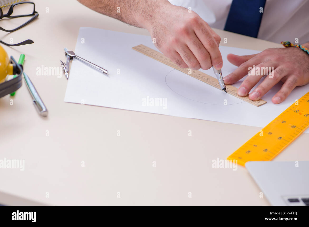 Architecture student drafting table hi-res stock photography and images ...