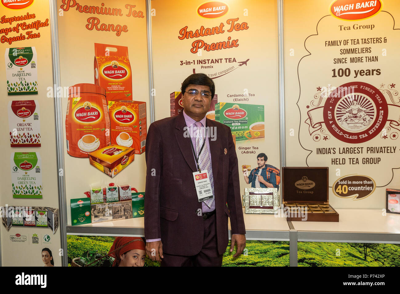 United States. 01st July, 2018. Subodh Shah of Gujarat Tea Processors ...
