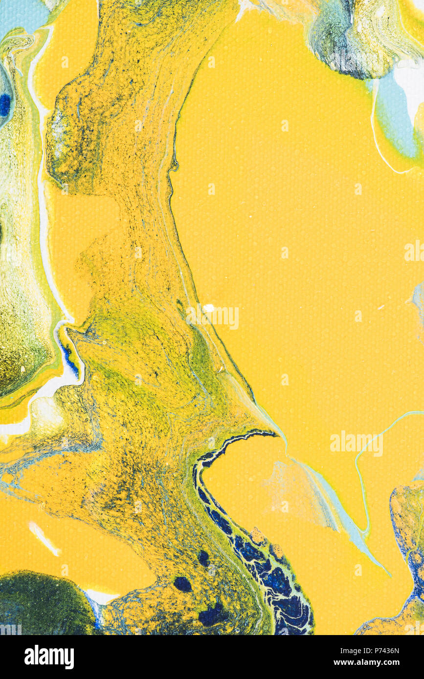 Abstract design with yellow acrylic background Stock Photo - Alamy