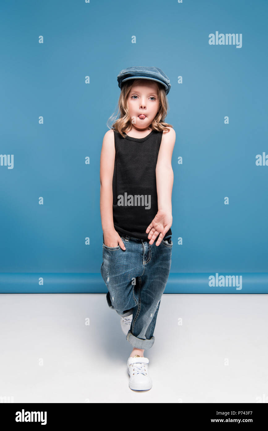Candid child sticking tongue hi-res stock photography and images - Alamy
