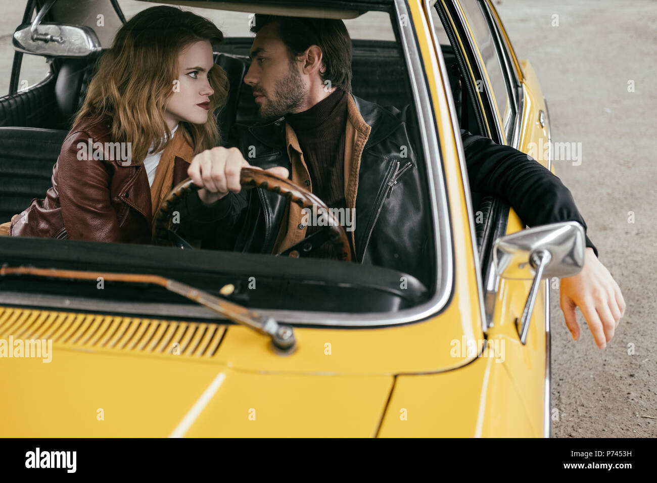 Looking through car windshield hi-res stock photography and images - Alamy